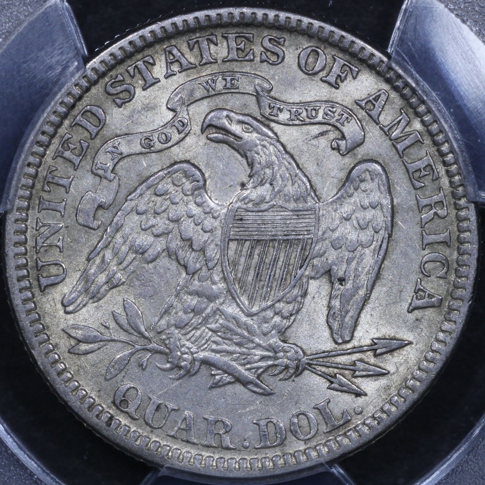 1891 Seated Liberty Quarter - 25c PCGS AU55 - Nice Example! | eBay