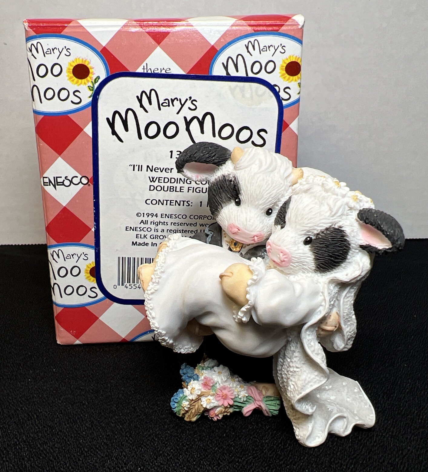 Mary's Moo Moos Cow Bride/Groom I'll Never Love An-Udder #138088 Enesco ...