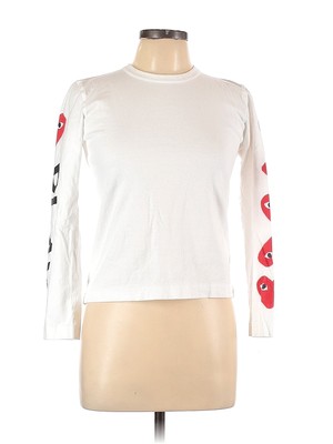 Play Comme Des Garçons Boys White T-Shirt Large kids | eBay