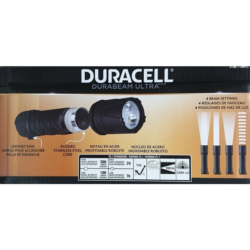 Duracell+Durabeam+Ultra+LED+Flashlight+500+Lumens+-+3+Count for sale ...