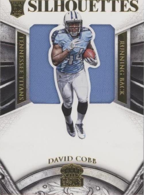 2015 Panini Crown Royale - Rookie Silhouettes David Cobb #208 Gold /49 ...