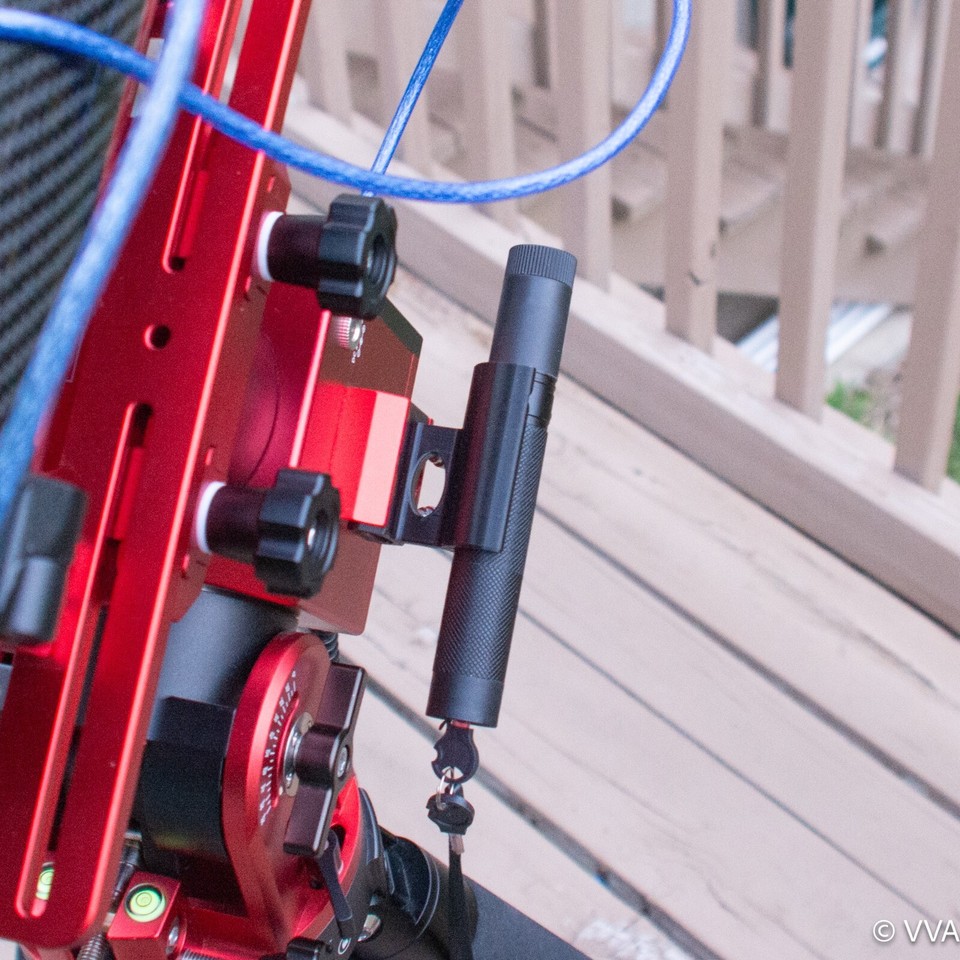 Base/Saddle/Bracket for Telescope Laser Pointer. ZWO AM5 Polar Finder ...