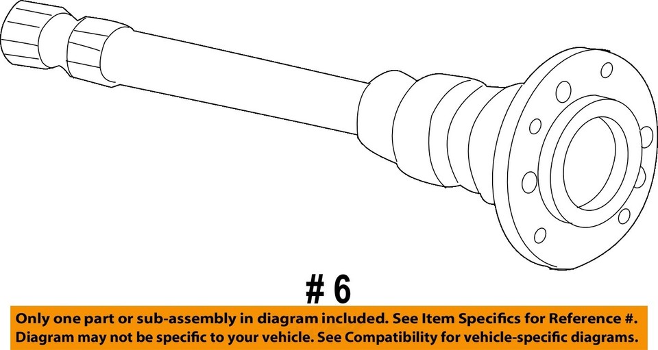 MERCEDES OEM 10-14 Sprinter 2500 Rear-Axle Shafts 9063504010 | eBay