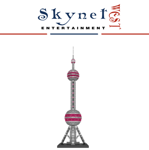 Oriental Pearl Tower 3D DIY Building Blocks Micro Mini Diamond Bricks ...