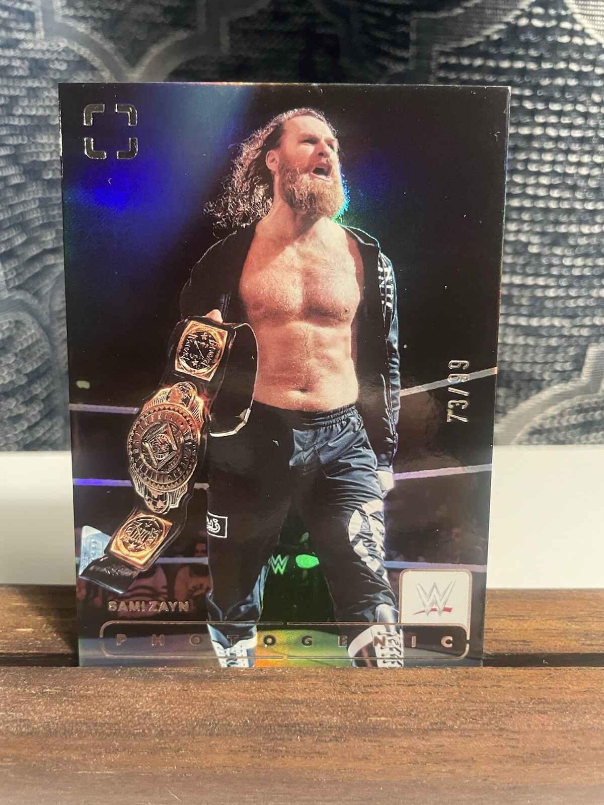 Sami Zayn 2024 Photogenic WWE #103 Diamond /75 Price Guide - Sports ...