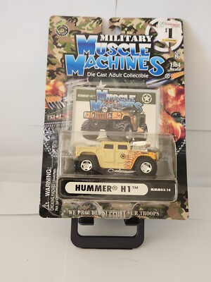 2003 Muscle Machines Military Hummer H1 w / Flames Tan MMM03-14 N33! | eBay