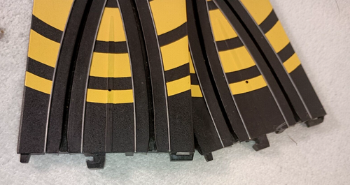 Life-Like track HO Slot Car 2 pieces of 9 inch Cross Over Straight ...