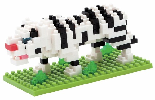NEW NANOBLOCK White Tiger Nano Block Micro-Sized Building Blocks NBC ...