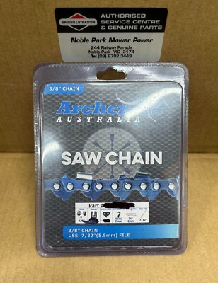 Archer Chainsaw Loop full Chisel 60DL 3/8 .063 Stihl 16" Bar 034 038 ...