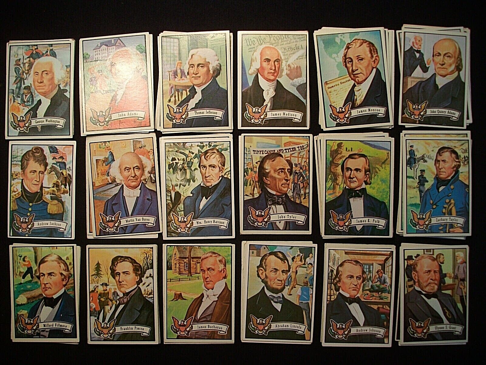 1972 Topps US PRESIDENTS cards QUANTITY U PICK READ DESCRIPTION BEFORE ...