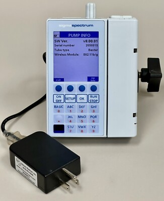 Baxter Sigma Spectrum Pump - V8 - B/G Wireless Battery - Pole Clamp ...