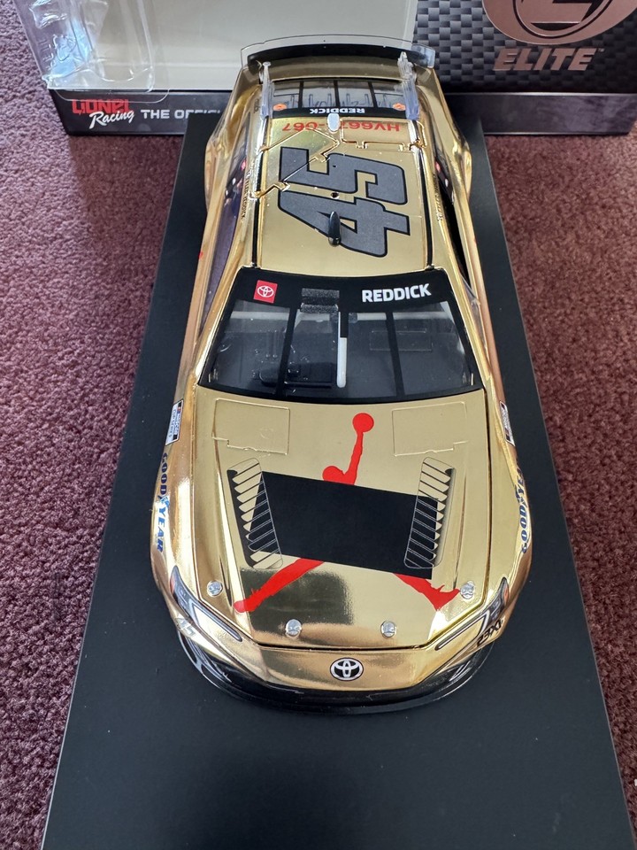 Tyler Reddick 2025 Jordan Brand UNBANNABLE GOLD ELITE 1:24 Diecast | eBay