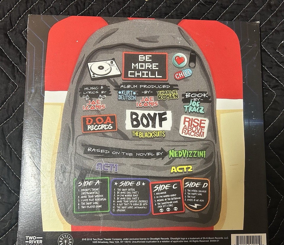 Rare Broadway Collectible Be More Chill Original Cast Recording LP Off ...