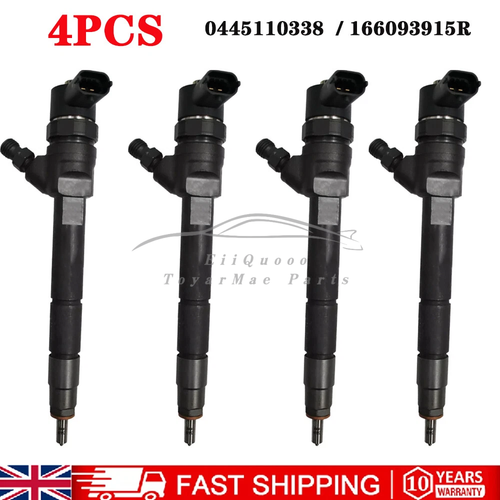 4pcs Fuel Injector For Renault Trafic Master II Vauxhall Vivaro Opel ...