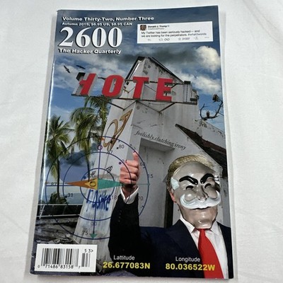 2600 The Hacker Quarterly Magazine - Autumn 2015 v32-3 *FREE SHIPPING ...