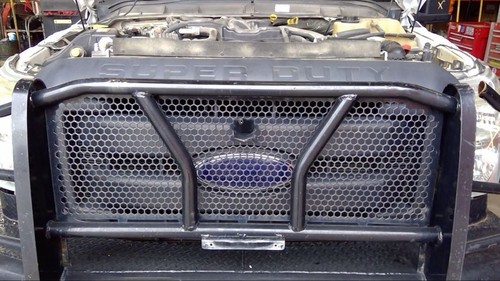 Grille XL Black Textured Center Bars Fits 11-16 FORD F250SD PICKUP ...