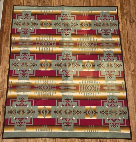 Pendleton Beaver State 78x64 Chief Joseph Design Reversible Blanket w ...