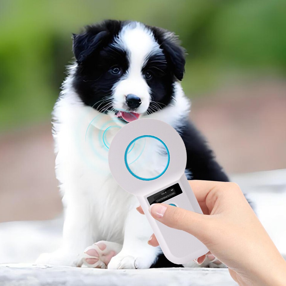 Handheld Animal Pet Microchip Reader EMID FDX-B(ISO11784/85) Animal ...