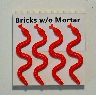 New Genuine LEGO Red Snake Lot of 4 Animal | eBay