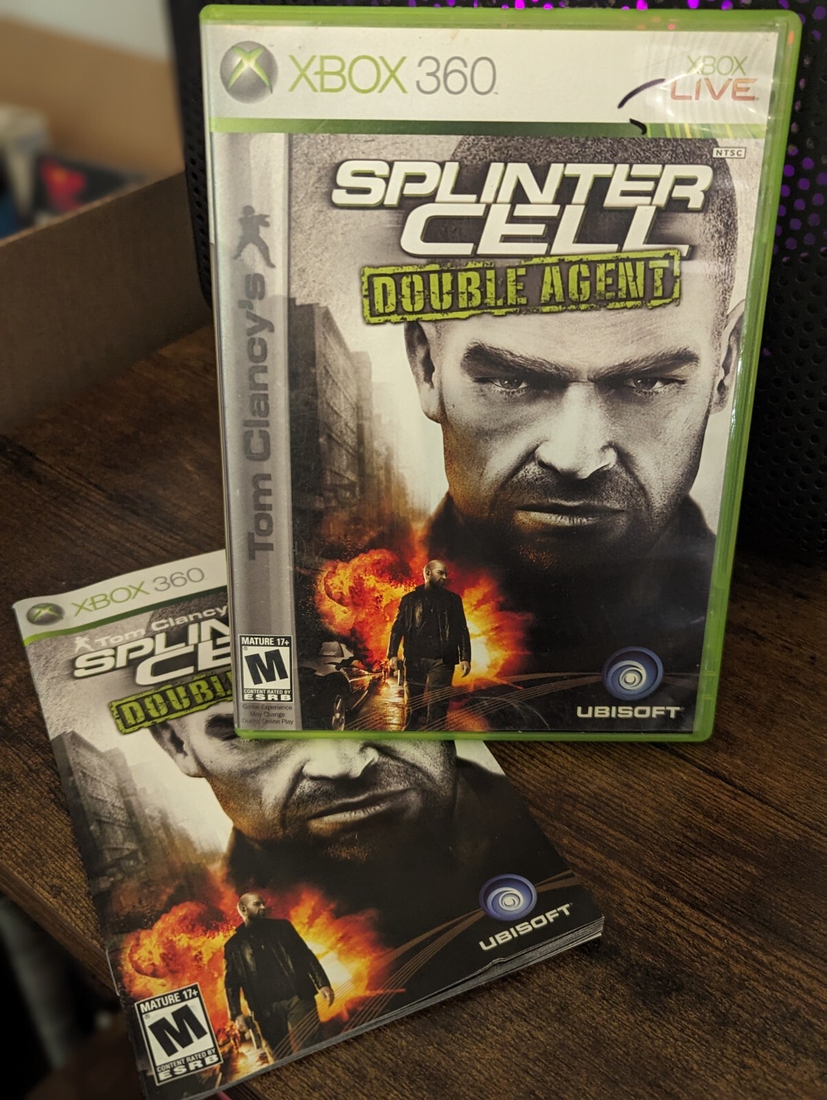 Tom Clancy's Splinter Cell: Double Agent (Xbox 360, 2006) CIB Disk ...