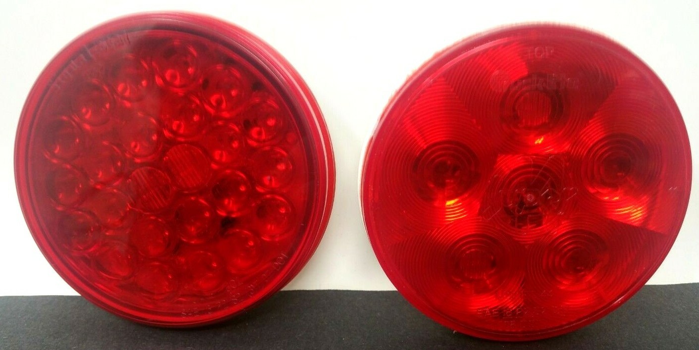 Signal Stat 4" Led Old Style Plug Led & 44302R Trul Lite Super 44 Led ...