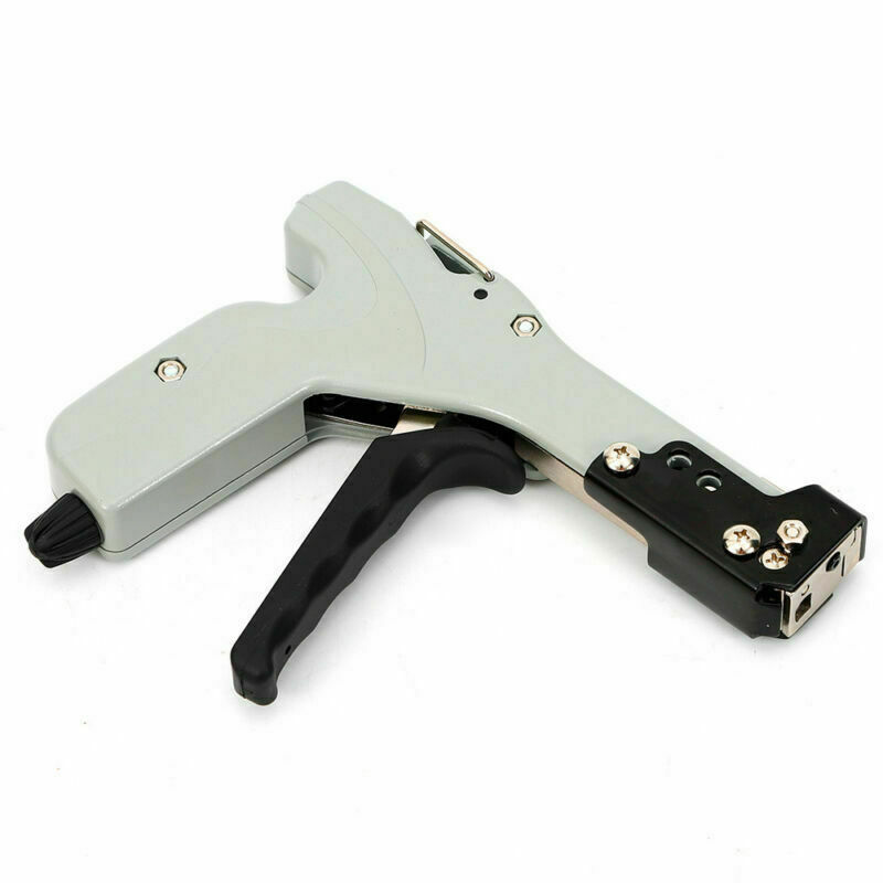 Stainless Steel Cable Tie Gun Adjustable Tension Fastening Tool ...