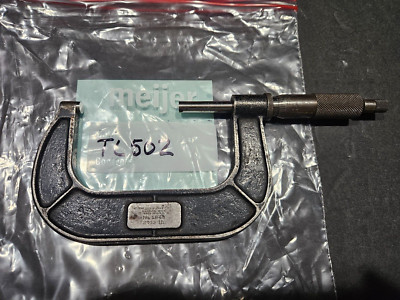VINTAGE LUFKIN RULE CO. 2-3" OUTSIDE MICROMETER .001" #1843 USA (TL502 ...
