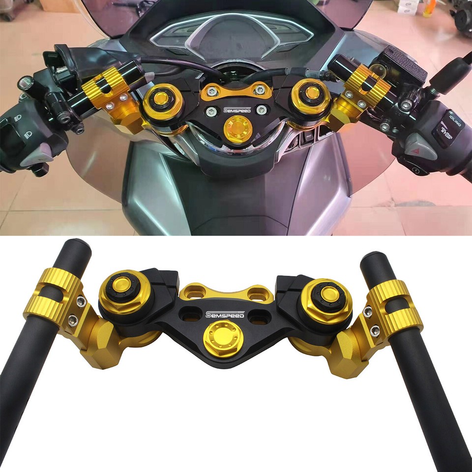 2012-2021 Honda PCX Adjustable Aluminium Racing Fork Tube Clip Ons ...