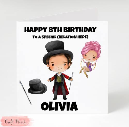 The Greatest Showman Personalised Birthday Card | eBay UK