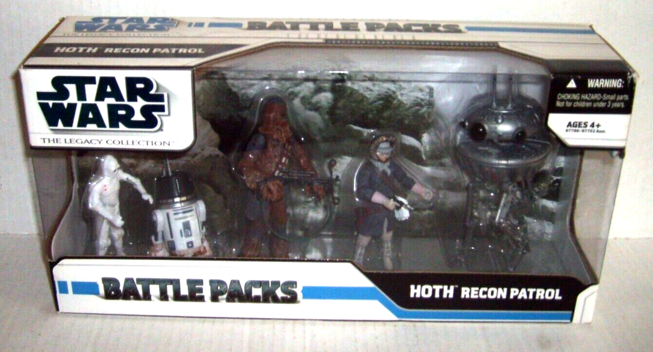 STAR WARS Legacy Collection Battle Packs Hoth Recon Patrol NEW HAN ...