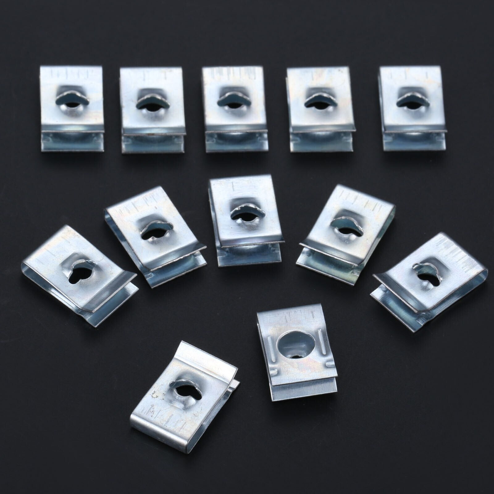 20x Car Universal Speed Fasteners U Nuts Self Tapping Screw Spire Clip ...