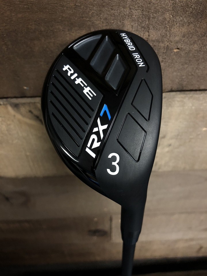 DEMO RH Mens Rife Golf RX7 Hybrid Irons Set #3-SW Reg Flex Graphite ...
