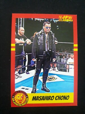 CUSTOM NJPW New Japan Pro Wrestling Trading Card 2021 Masahiro Chono ...