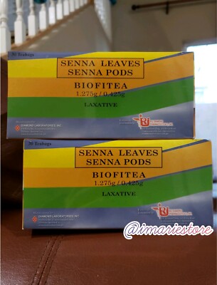 2 Boxes Biofitea Herbal Dietary Fat Weight Reducer Slimming Tea (Total ...