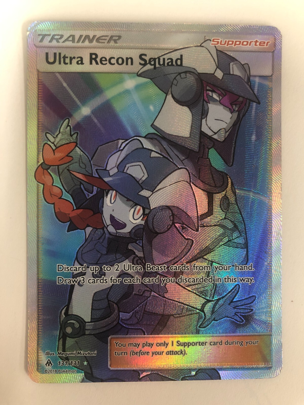 Ultra Recon Squad (Full Art) SM - Forbidden Light 2018 NM 131/131 box-S5-423 | eBay