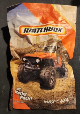 New Unopened Sonic Drive In Wacky Pack Toy Matchbox Red MBX 4X4 Car | eBay
