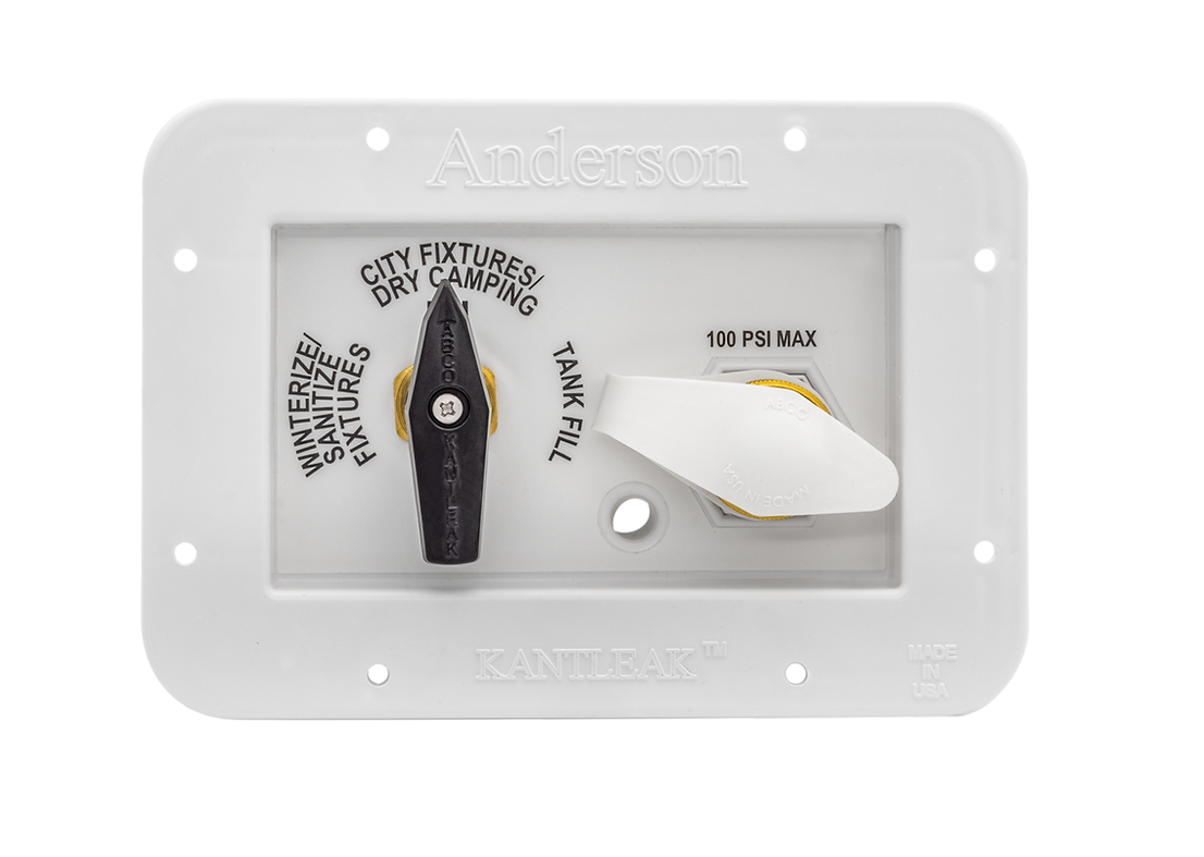 Anderson Brass MANRV101-RF 4 Function RV Fill Station Anderson Valve ...