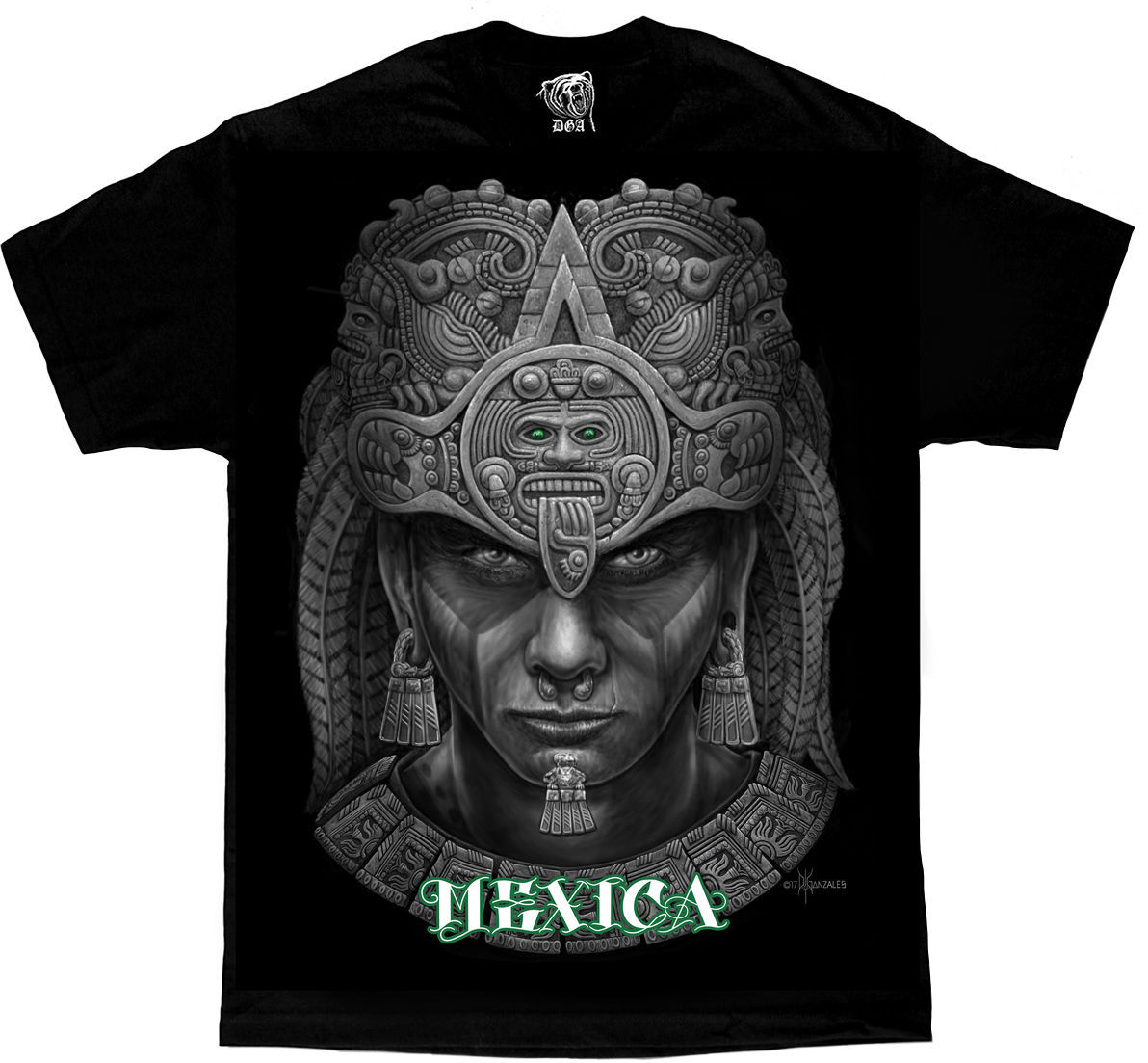 DGA David Gonzales Art Mexica Aztec Warrior Punk Tribal Tattoo Urban ...