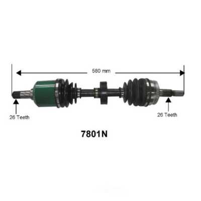 CV Axle Assembly-PDL Autopart Intl 1700-83712 | eBay