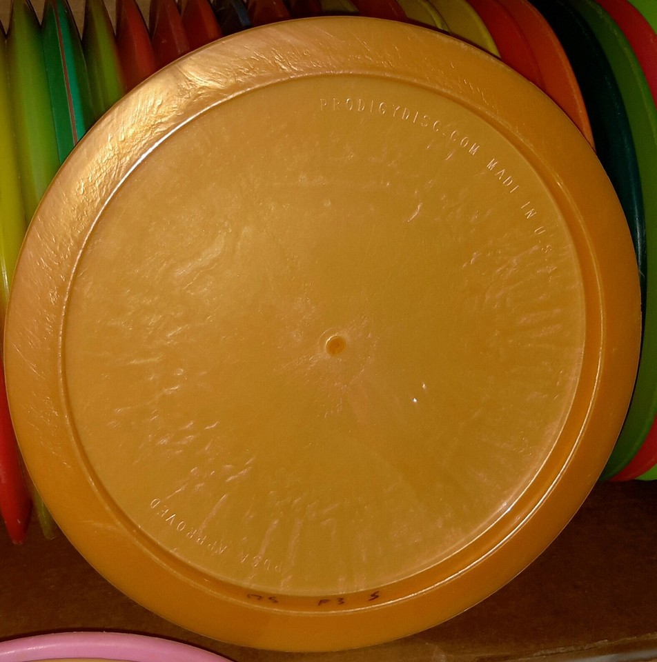 175g Prodigy F3 7/5/-1/2 FAIRWAY DRIVER, Disc Golf, ORANGE -500 PLASTIC ...