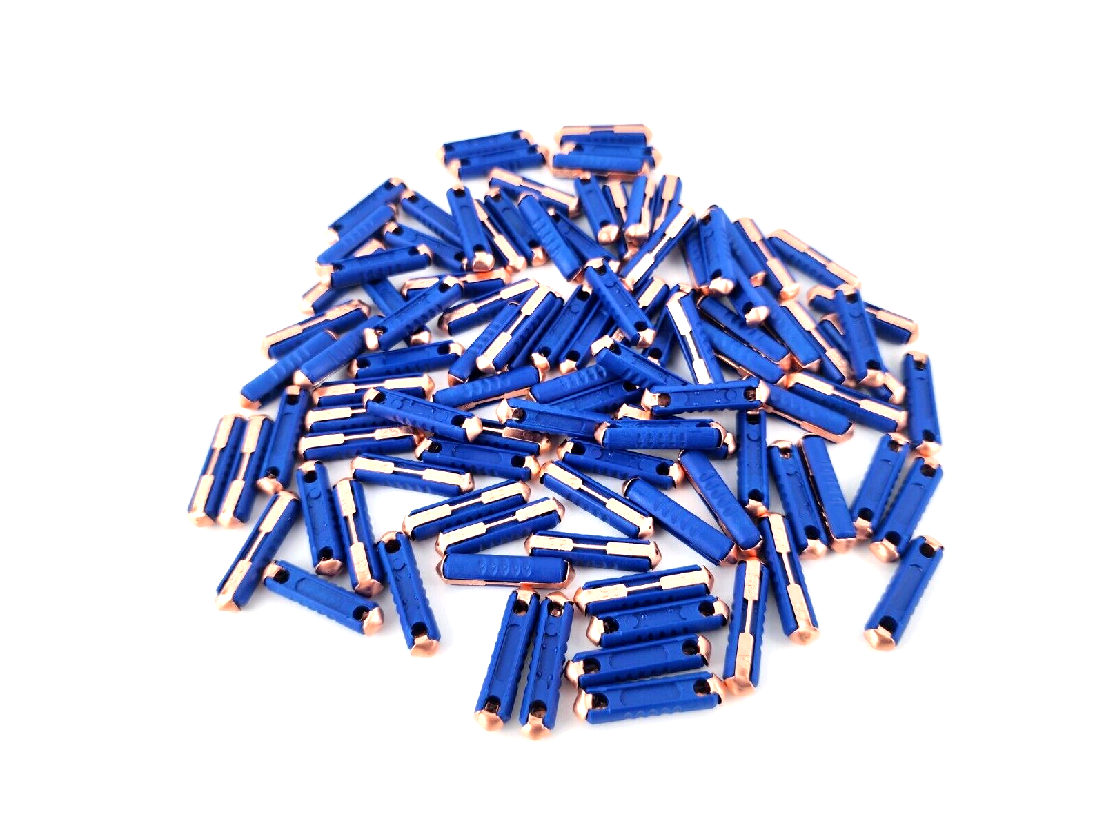 100pcs Flosser 25A Blue Torpedo Bullet Style Fuses ATS GBC European | eBay