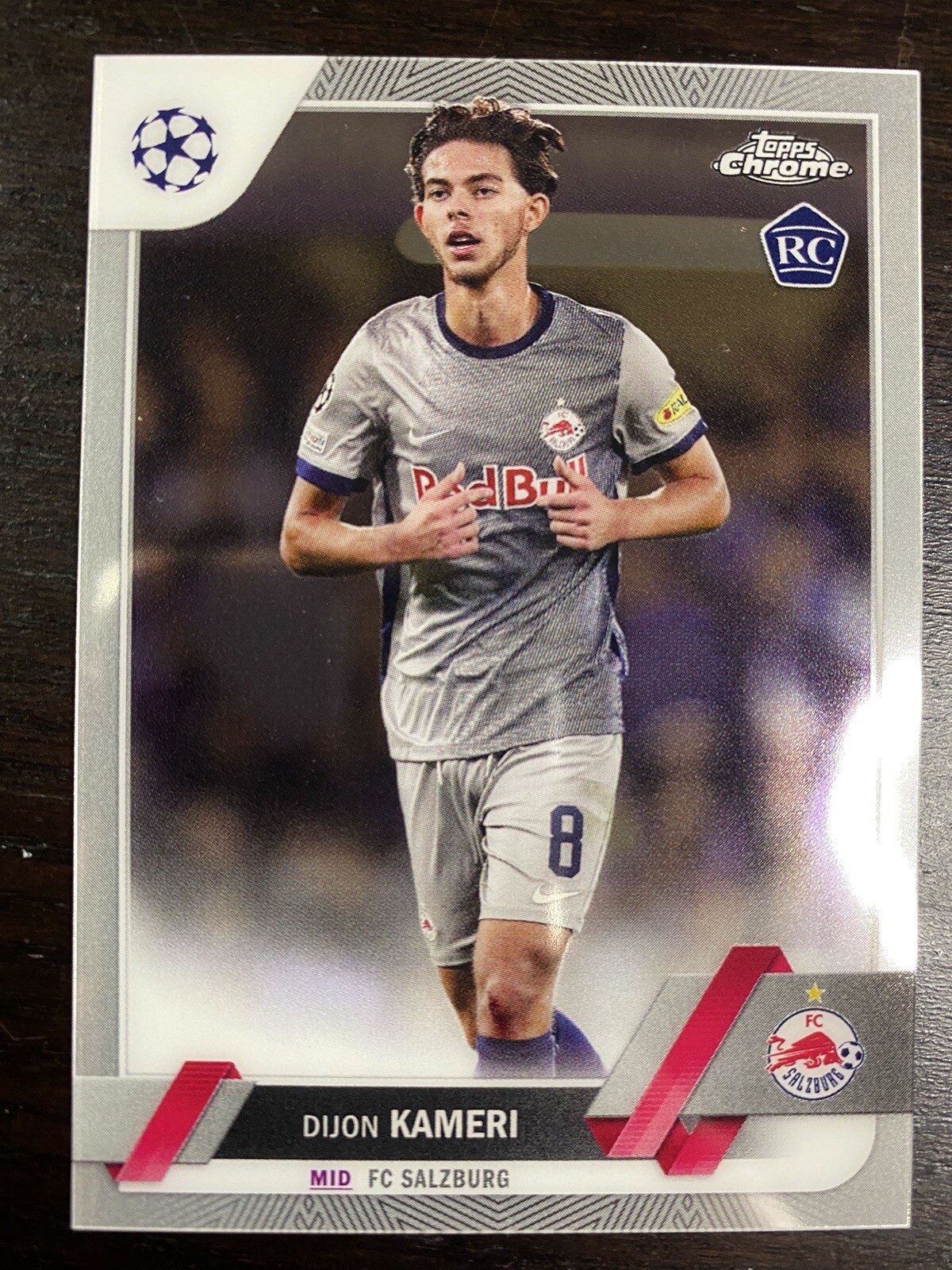 DIJON KAMERI💥RC 2023 Topps Chrome UEFA Competitions Soccer Rookie Card ...