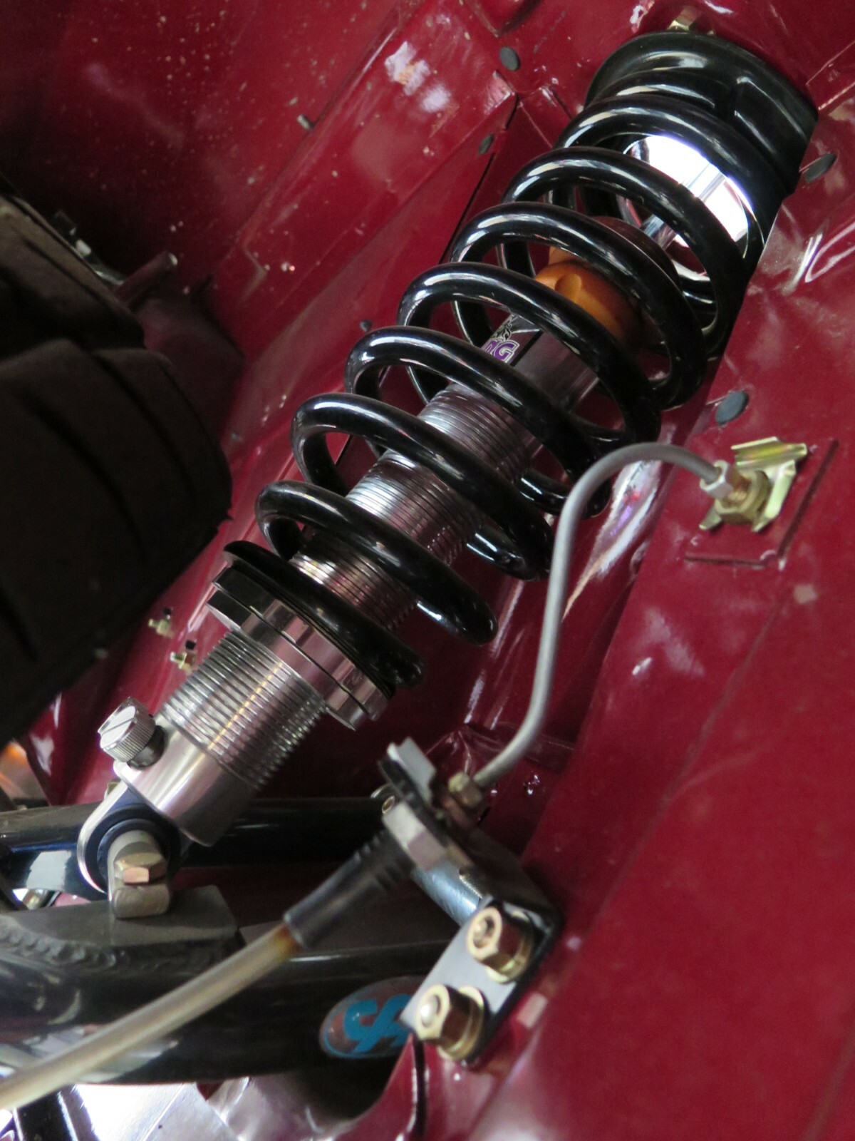 62-67 Chevy II Nova Coilover Conversion Kit Double Adjustable Coil Over ...