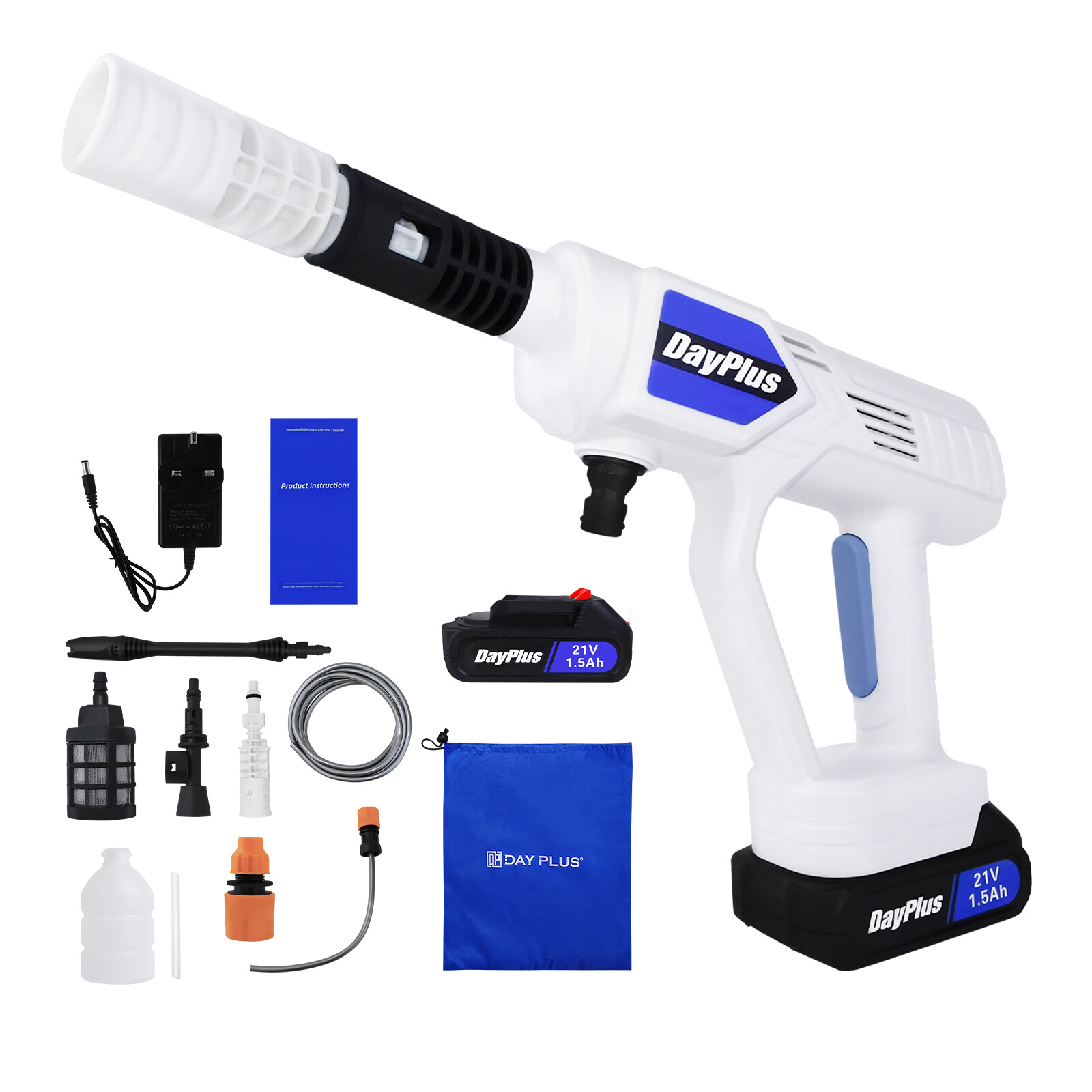 High Pressure Hose Pipe Nozzle Jet Water Lance Garden Car Washer Spray ...