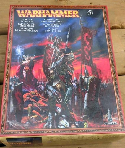 NOS Dark Elf Lot, Warhammer Old World, WHFB Battalion Box, Hydra ...