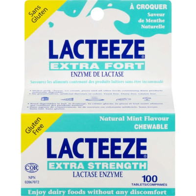 Lacteeze Extra Strength 100 Tablets- New - Shipping from Canada | eBay