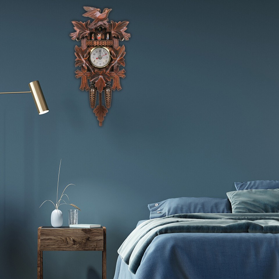 Coo Clocks Wall Cuckoo Grandson Wooden Home Decoration Decorate Work | eBay