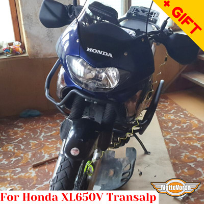 For Honda XL 650 V Transalp engine guard Transalp 650 crash bars, Bonus ...