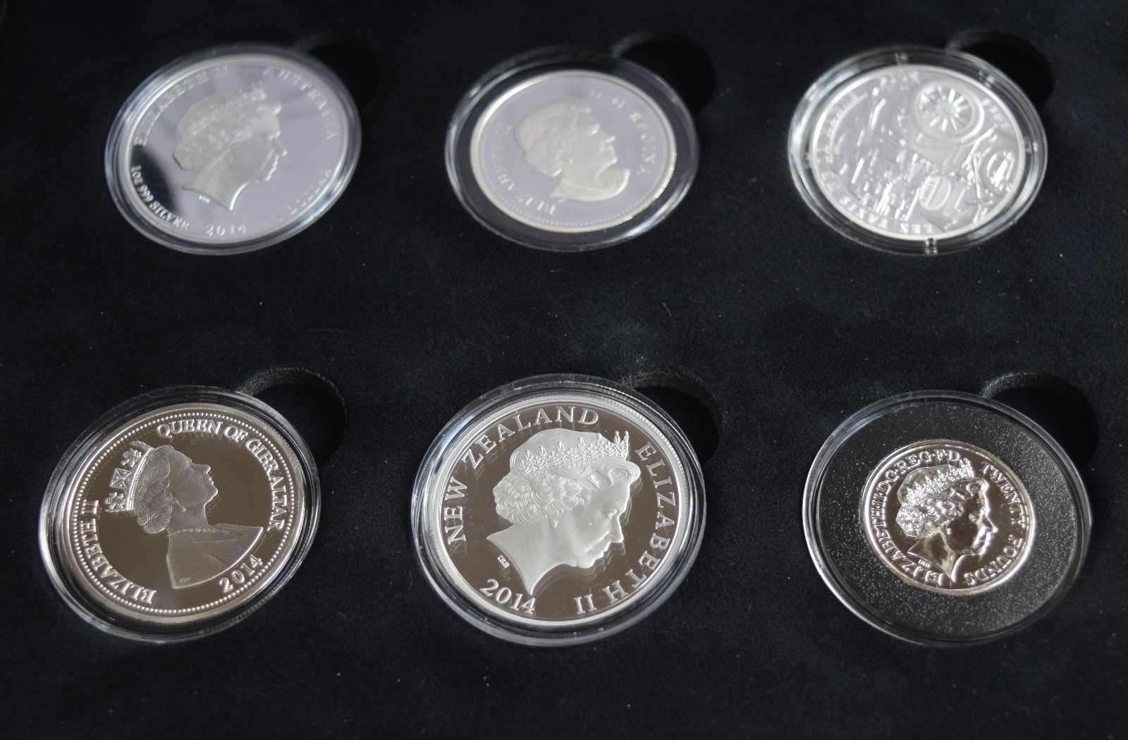 2014 The First World War Allies Six Coin Silver Set Westminster ...