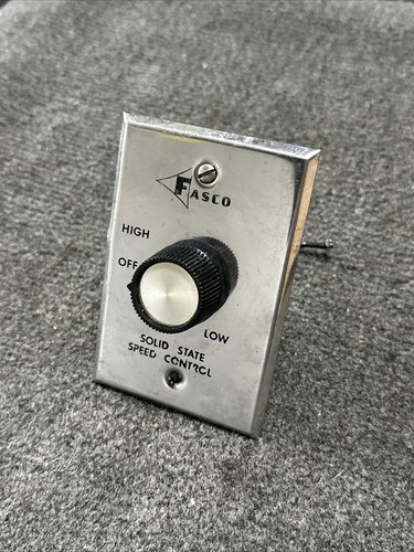Fasco Model 630 6129-8275 Attic Fan Speed Control Solid State Dial 3038 ...